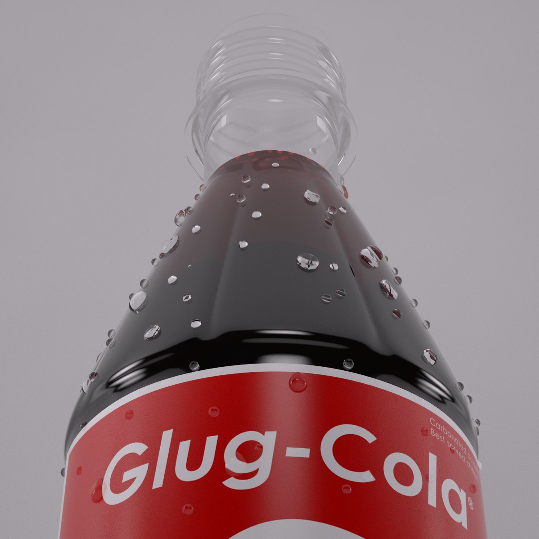 3d Model Cola Bottle