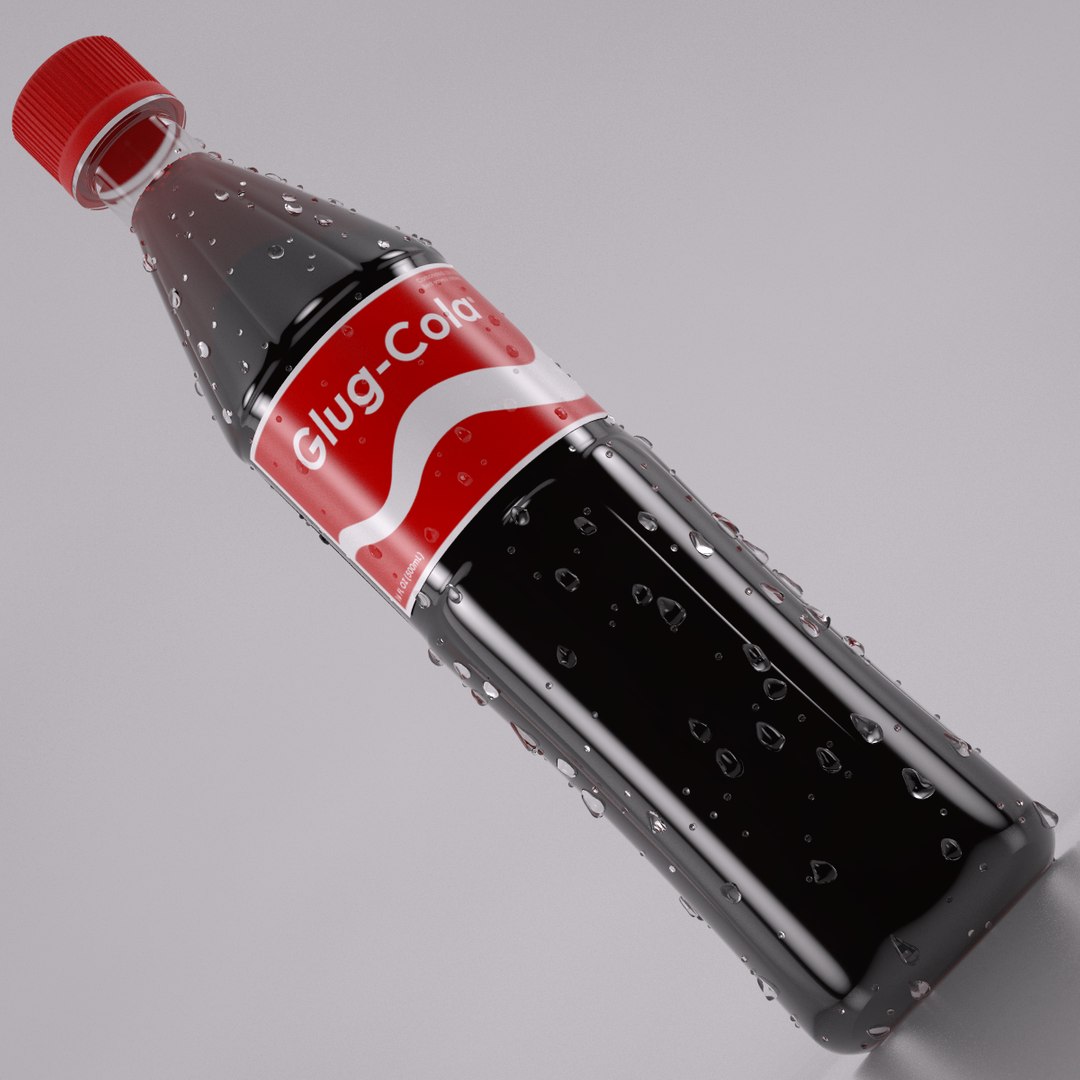 3d Model Cola Bottle