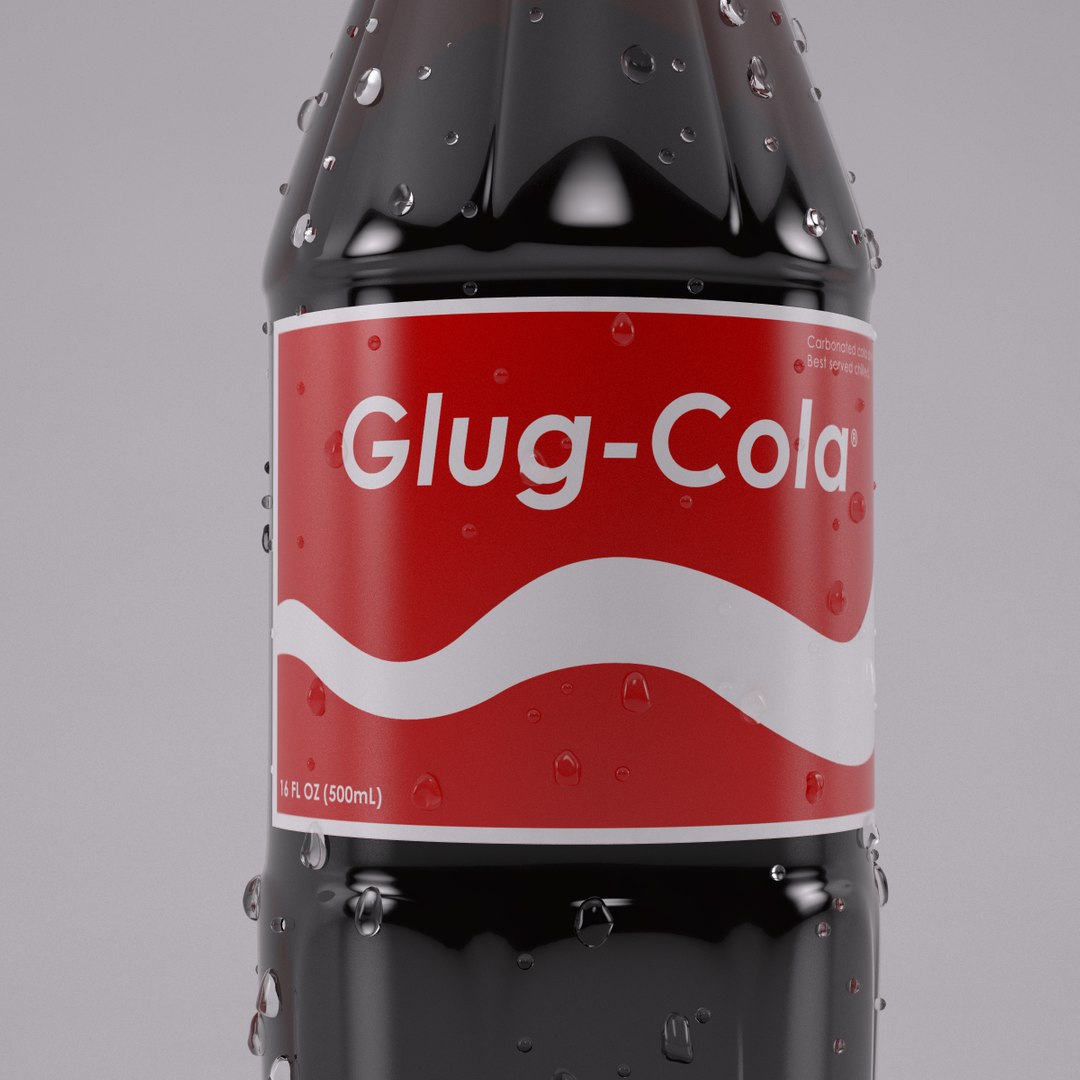 3d Model Cola Bottle