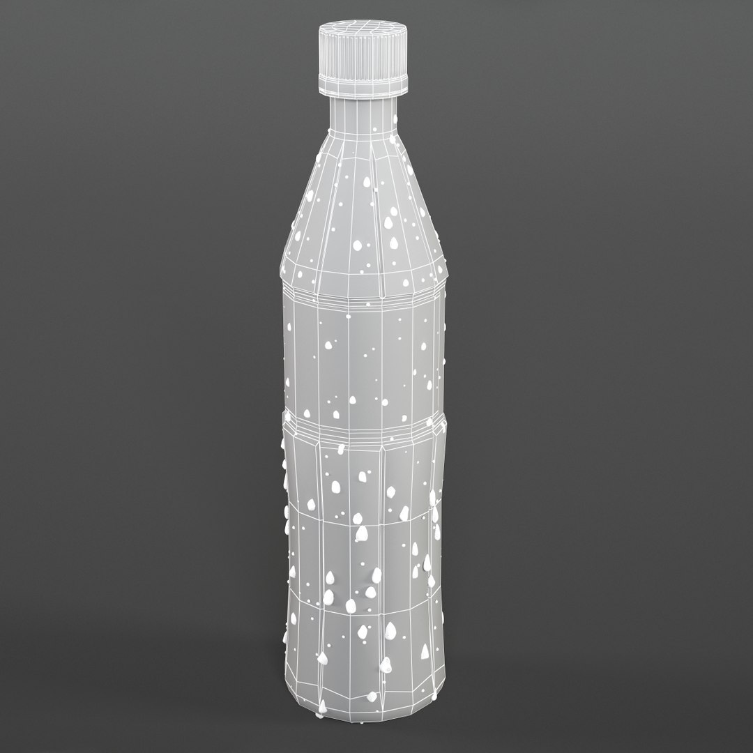 3d Model Cola Bottle
