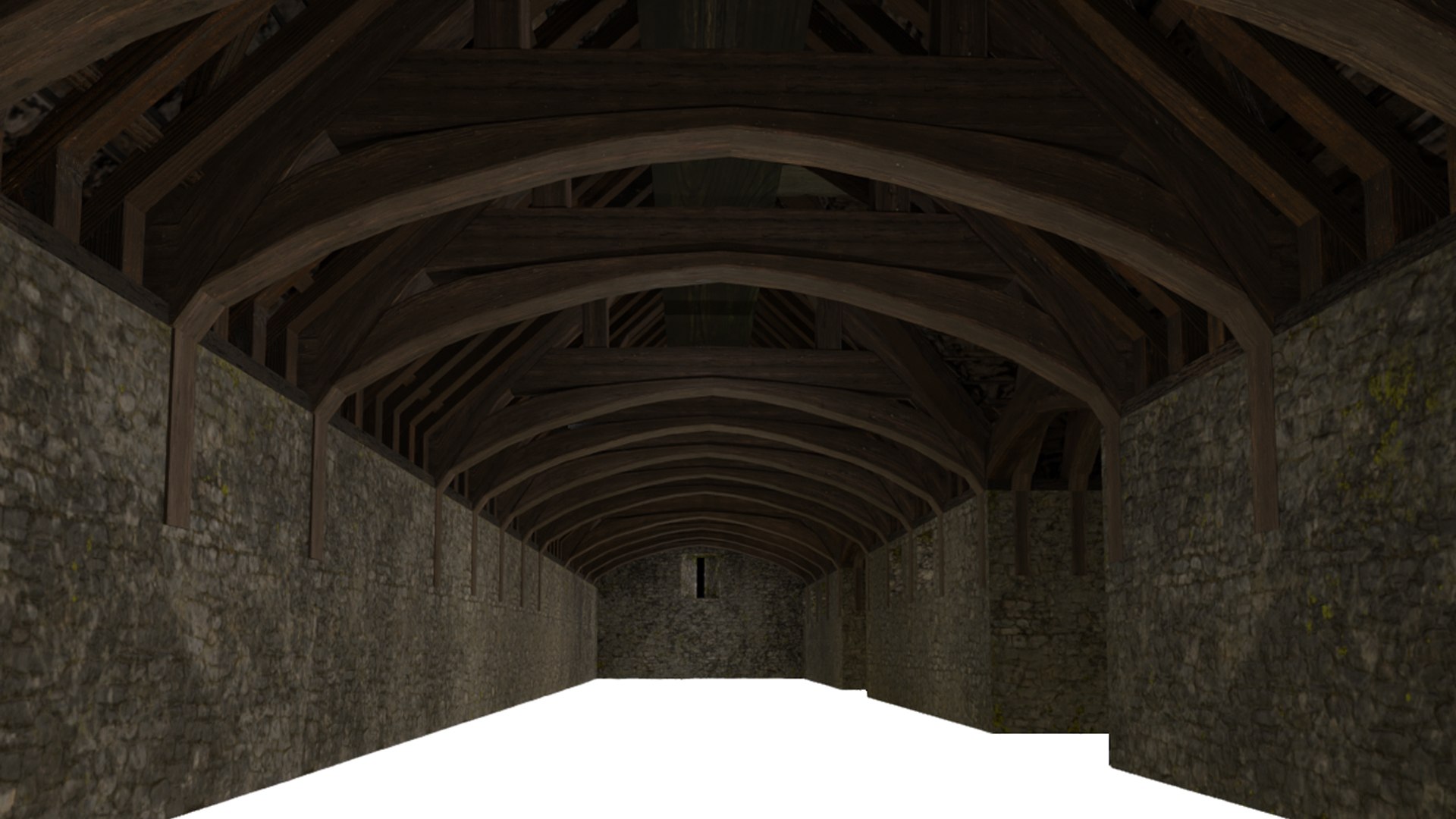 3D Tithe Barn - TurboSquid 2287122