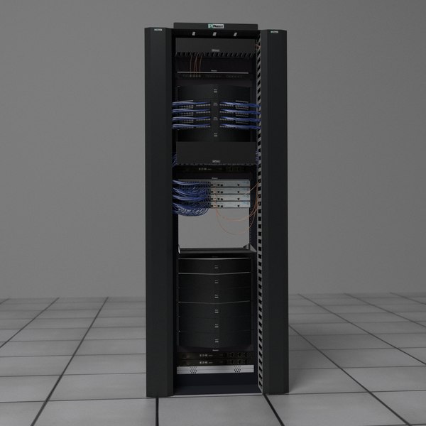 rack communications 3d blend