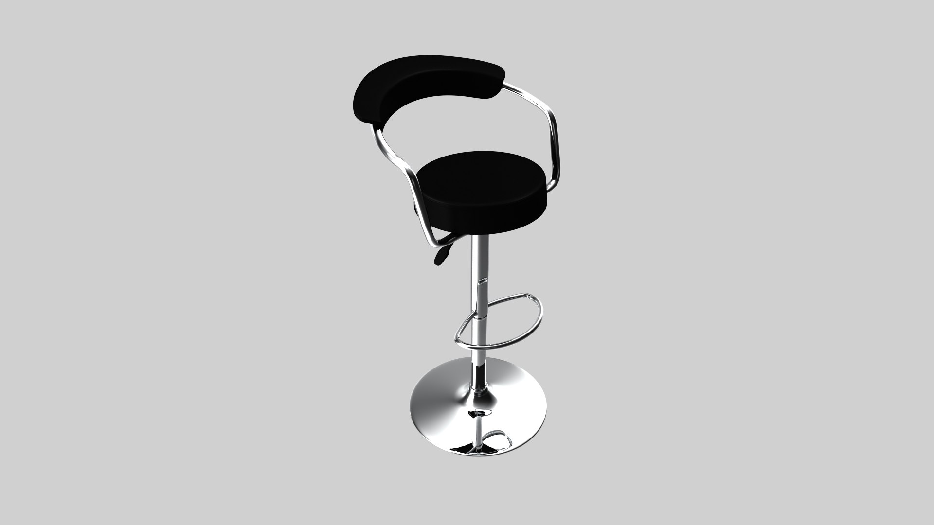 3D Diner Bar Stool - TurboSquid 2170840