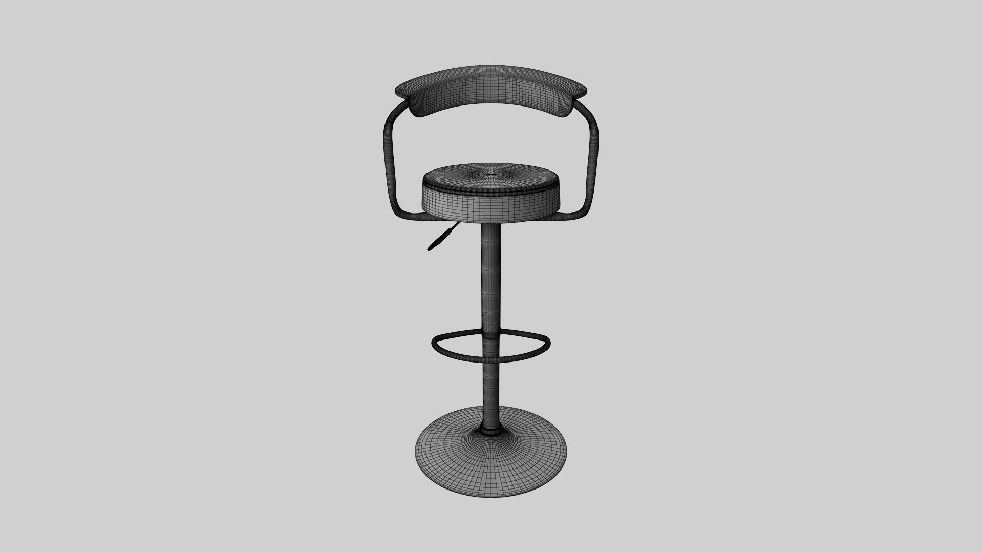 3D Diner Bar Stool - TurboSquid 2170840
