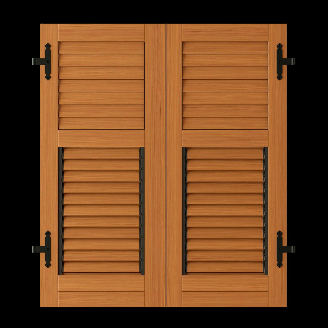 Window Shutters - 3d 3ds
