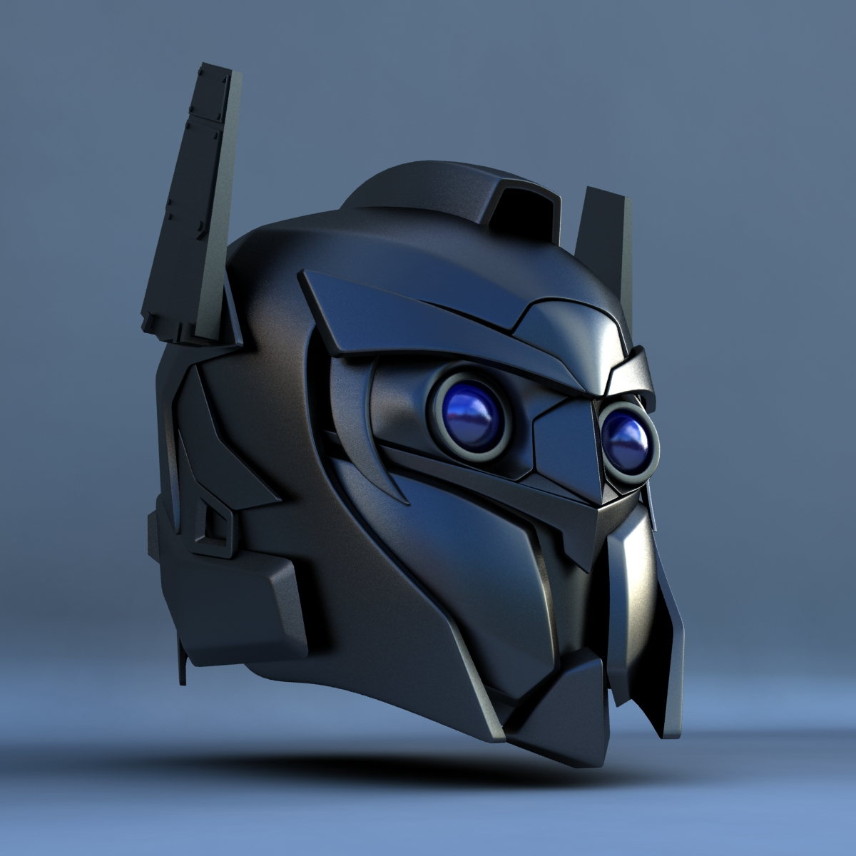 modelo 3d Colección completa de cabeza de robot (tipo A - I ...