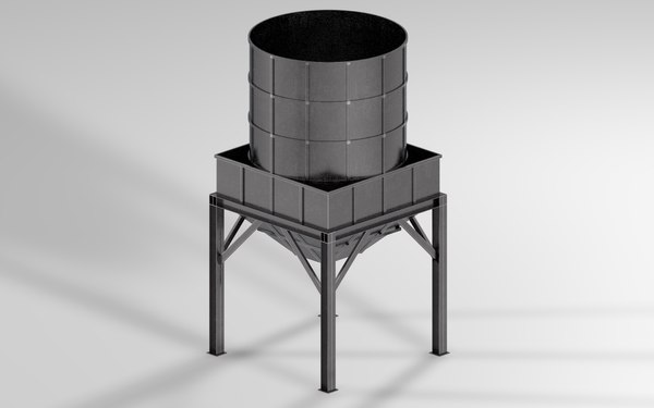 Cylindrical hopper 3D 모델 - TurboSquid 2087687