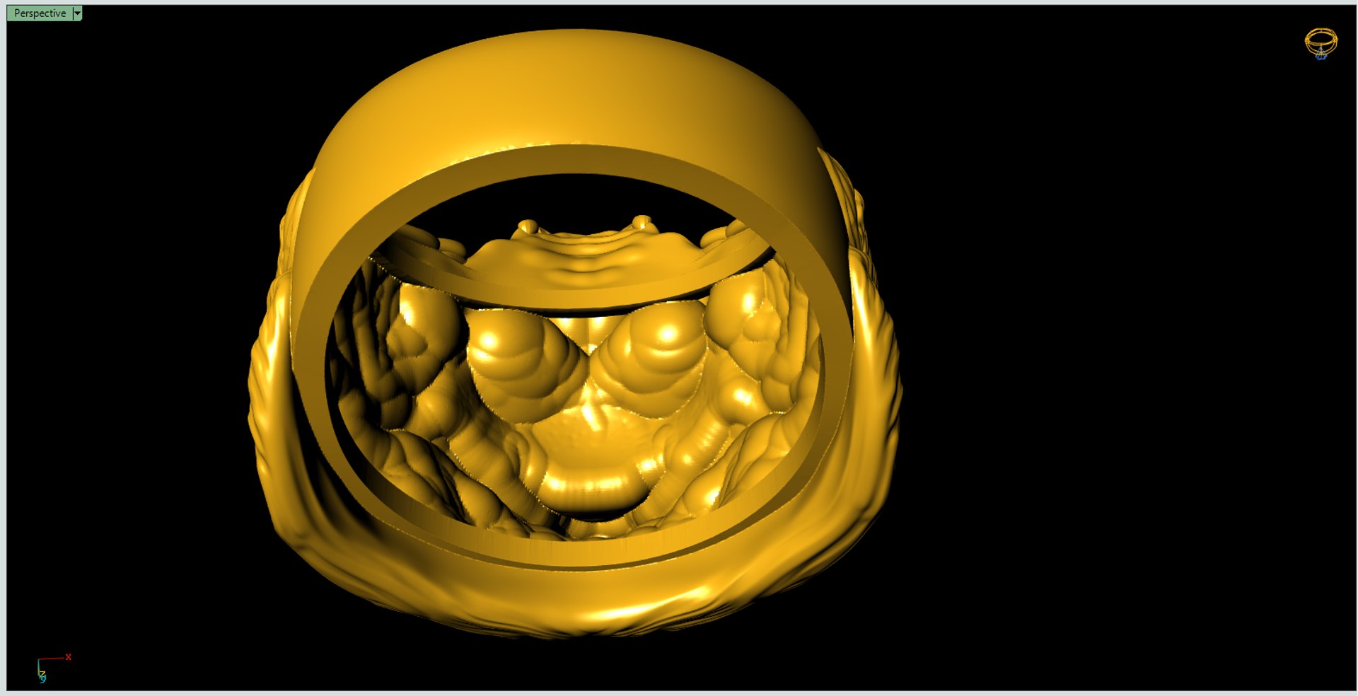 Wolf skull ring 3D-print model 3D - TurboSquid 2087716