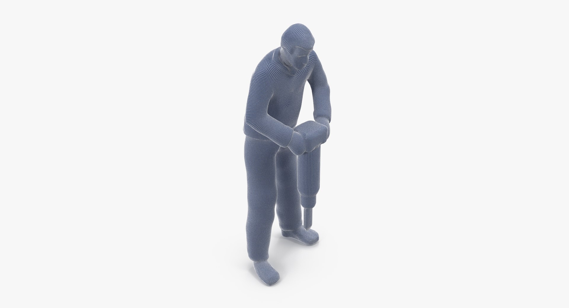 Man Work 03 3d Obj
