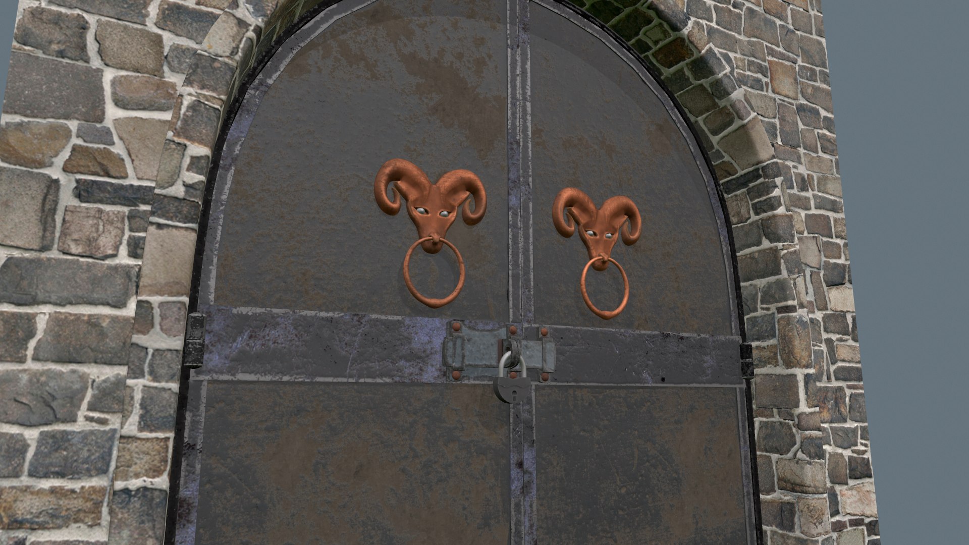 Old Gate 3D Model - TurboSquid 1699144