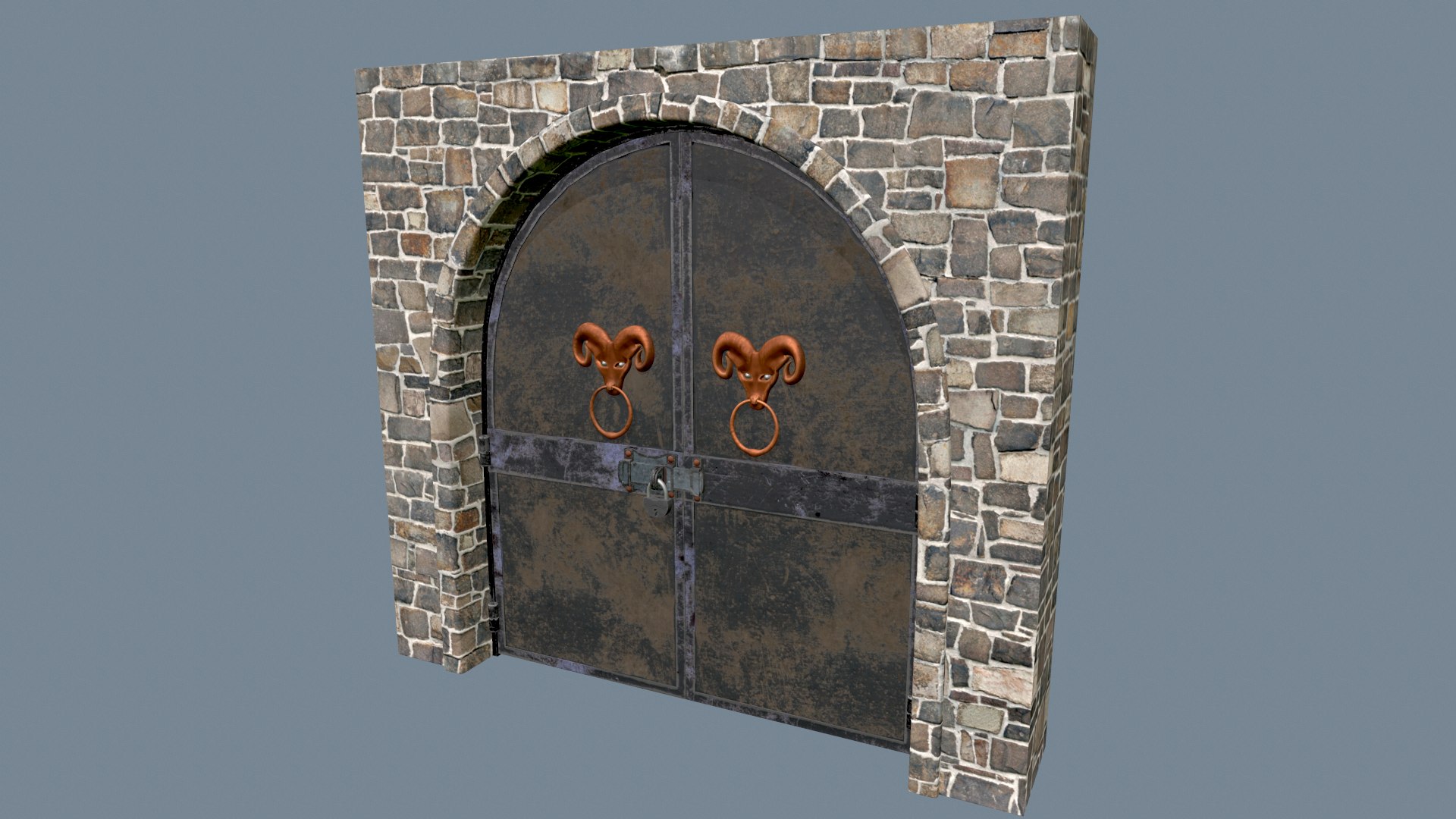 Old Gate 3D Model - TurboSquid 1699144