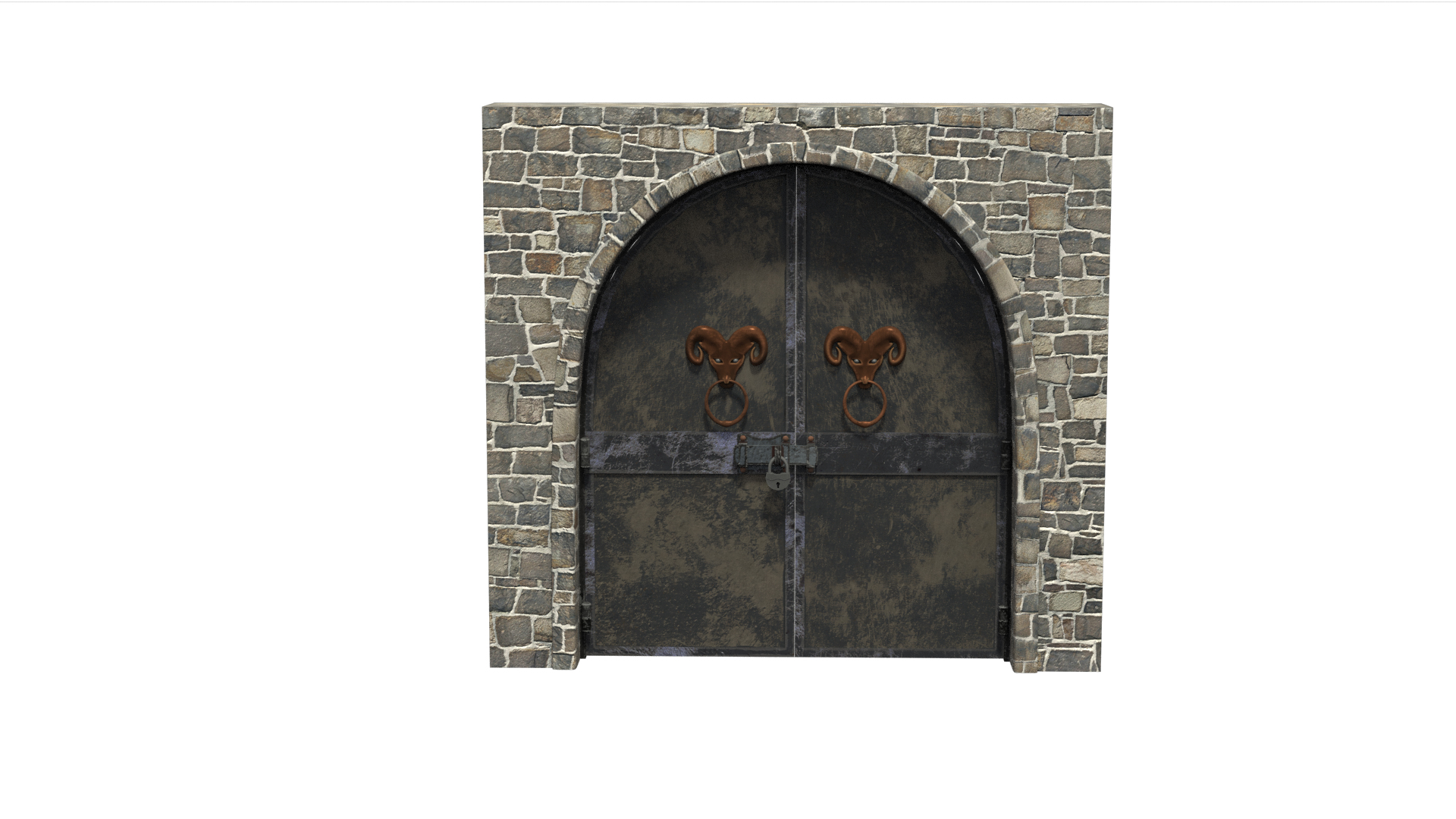 Old Gate 3D Model - TurboSquid 1699144