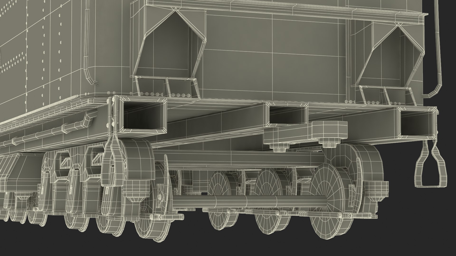 3D Steam Locomotive Tender - TurboSquid 2208845