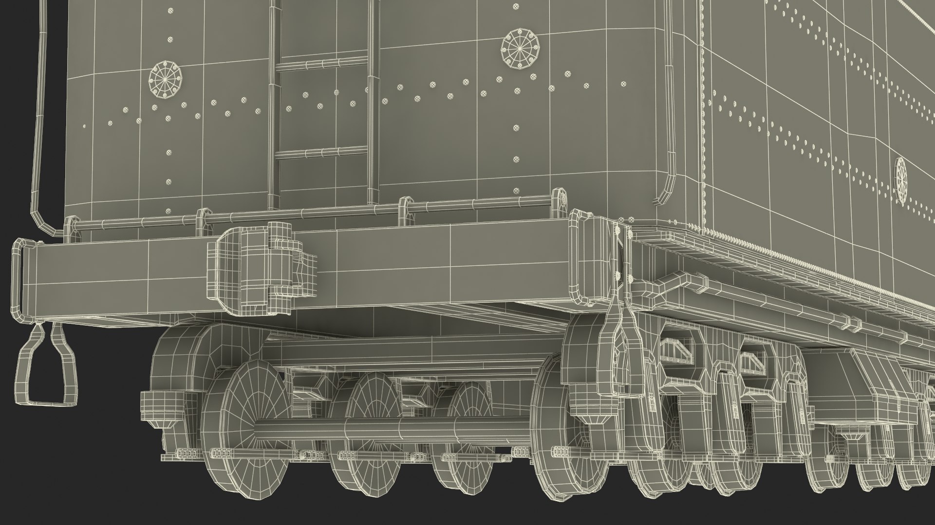 3D Steam Locomotive Tender - TurboSquid 2208845