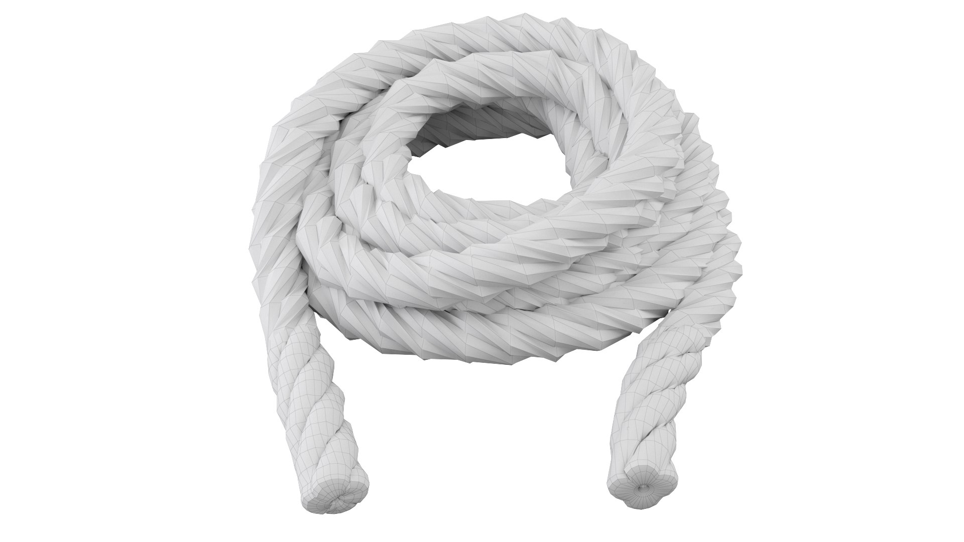 Battle Rope 3D Model - TurboSquid 1697329