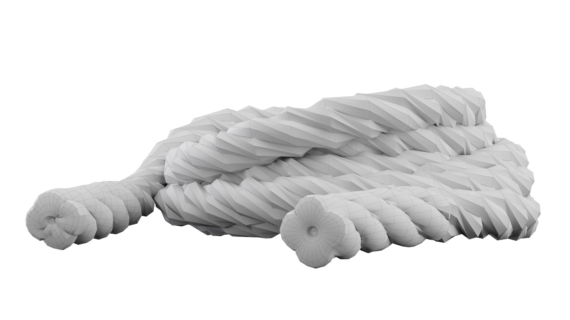 Battle Rope 3D Model - TurboSquid 1697329