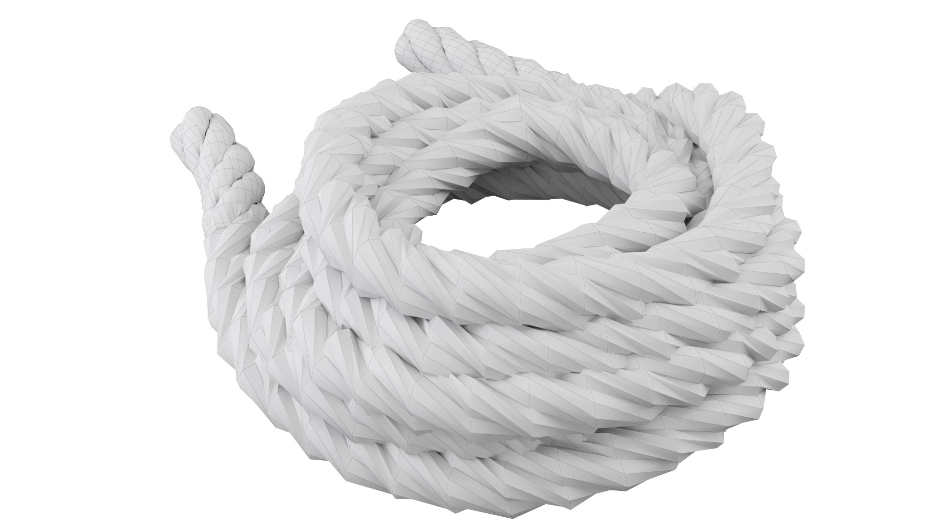 Battle Rope 3D Model - TurboSquid 1697329