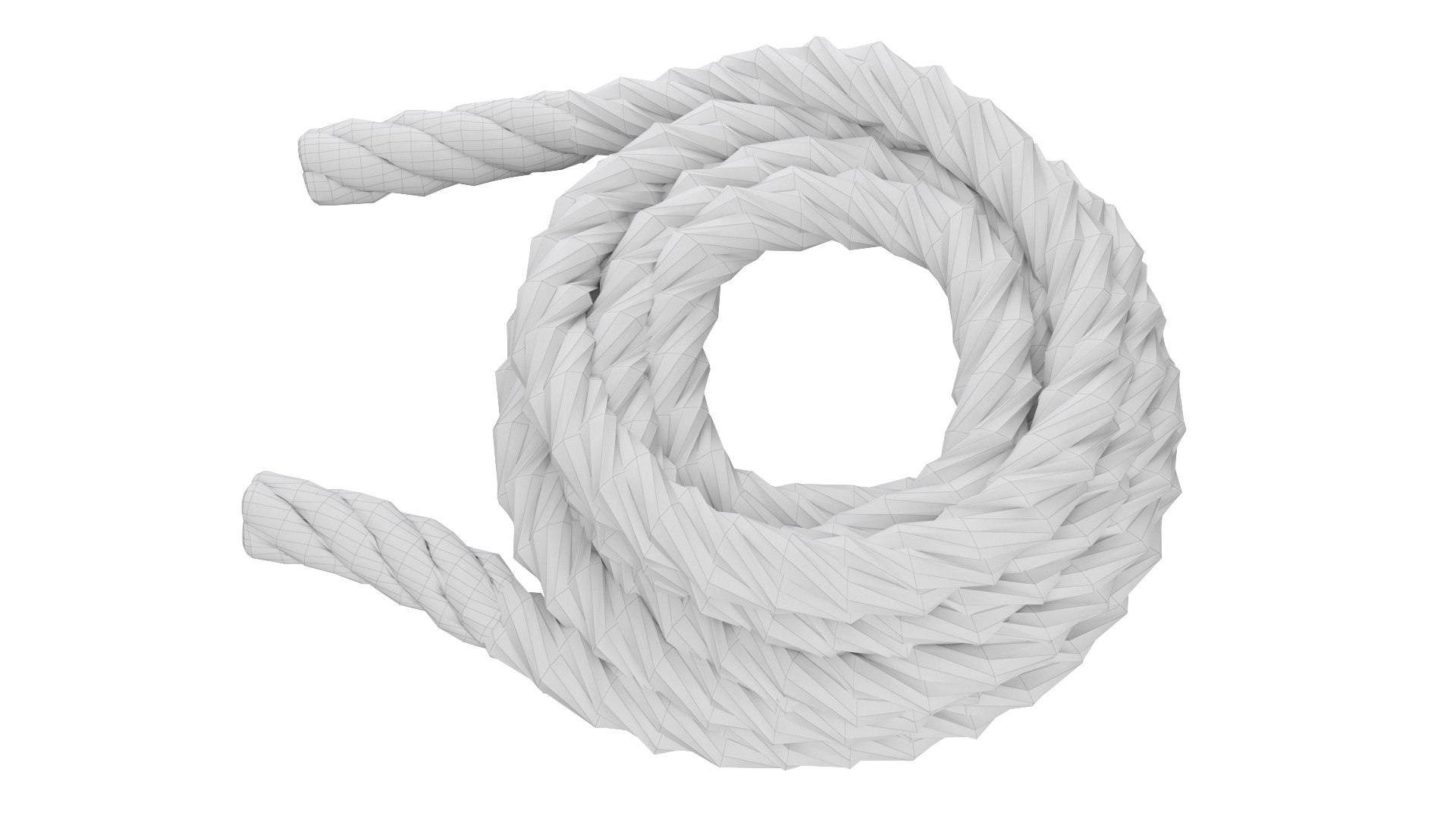 Battle rope 3D model - TurboSquid 1697329