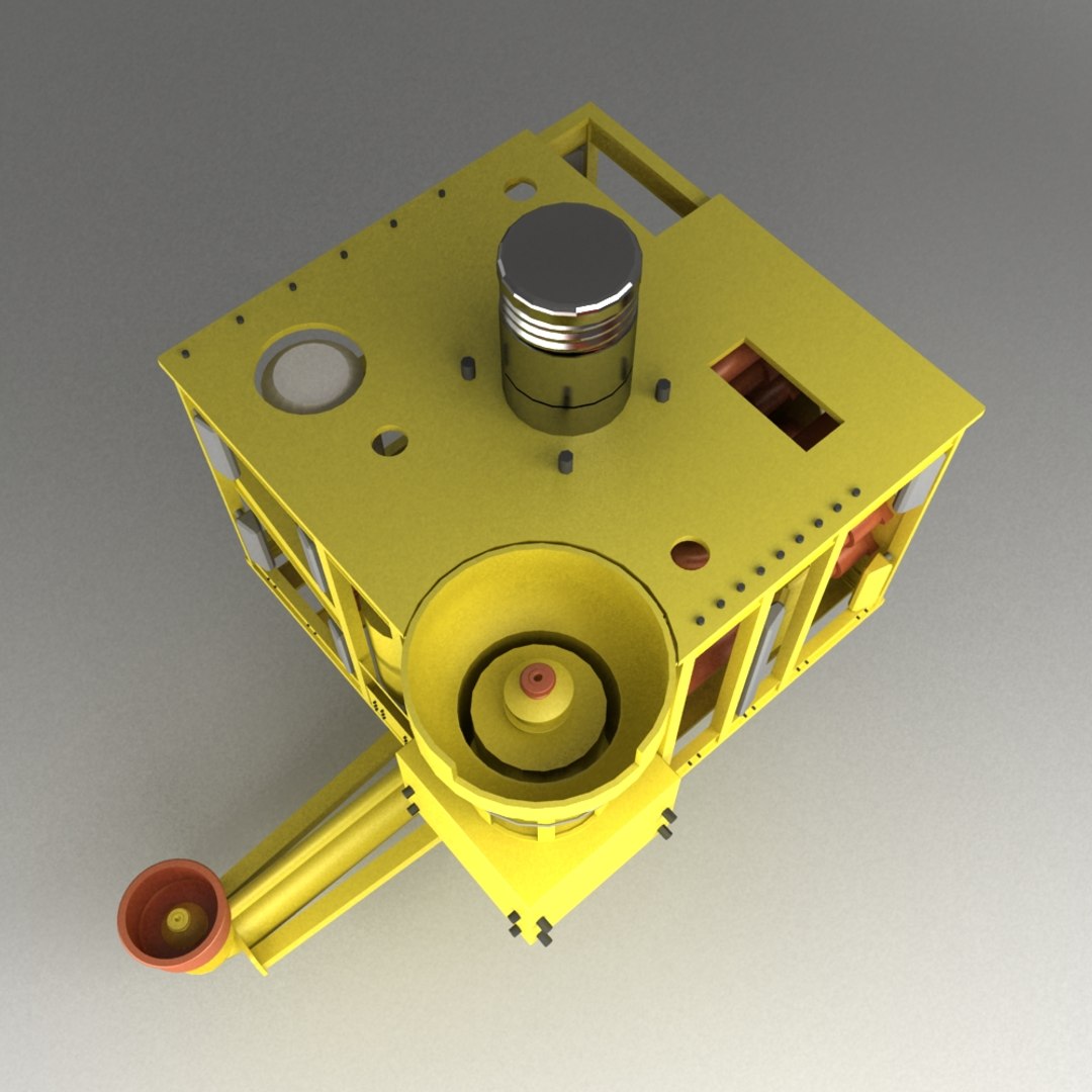 3d Model Sub Sea Wellhead Controller