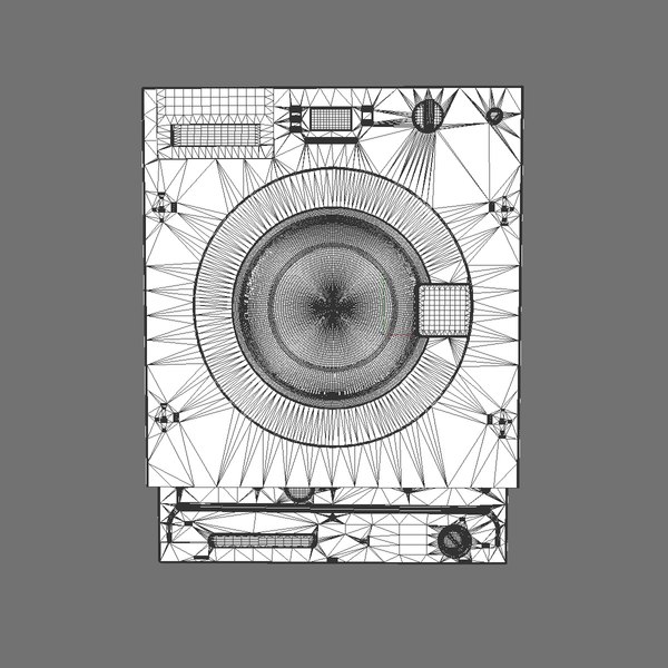 washing machine 3 3d model