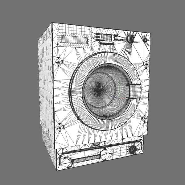 washing machine 3 3d model