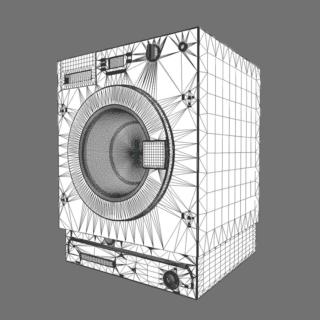Washing Machine 3 3d Model