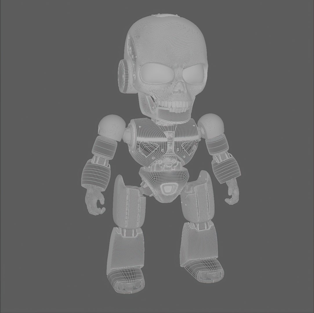 3D Cute Terminator Model - TurboSquid 2278780