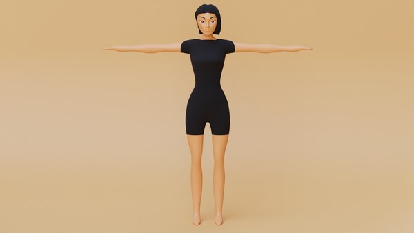 3D Female Body - TurboSquid 1899284