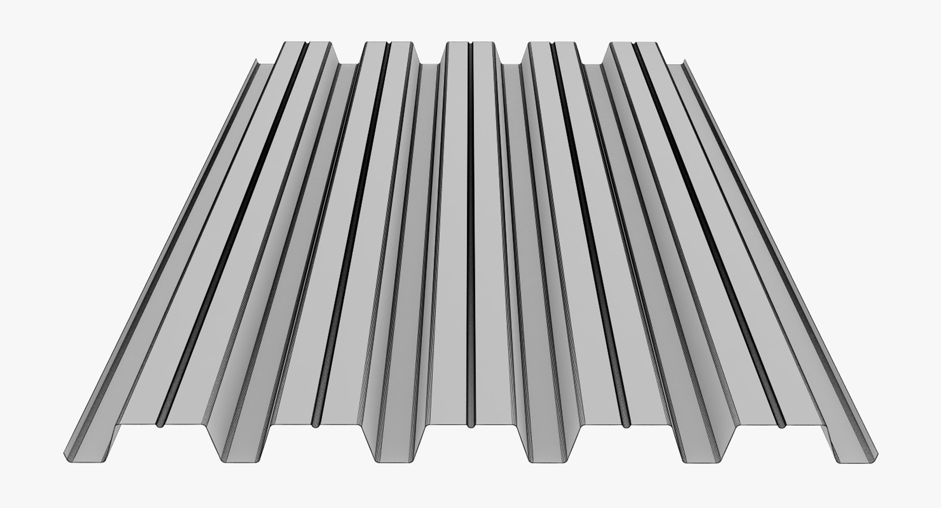 Profiled sheets 3D model - TurboSquid 1407238