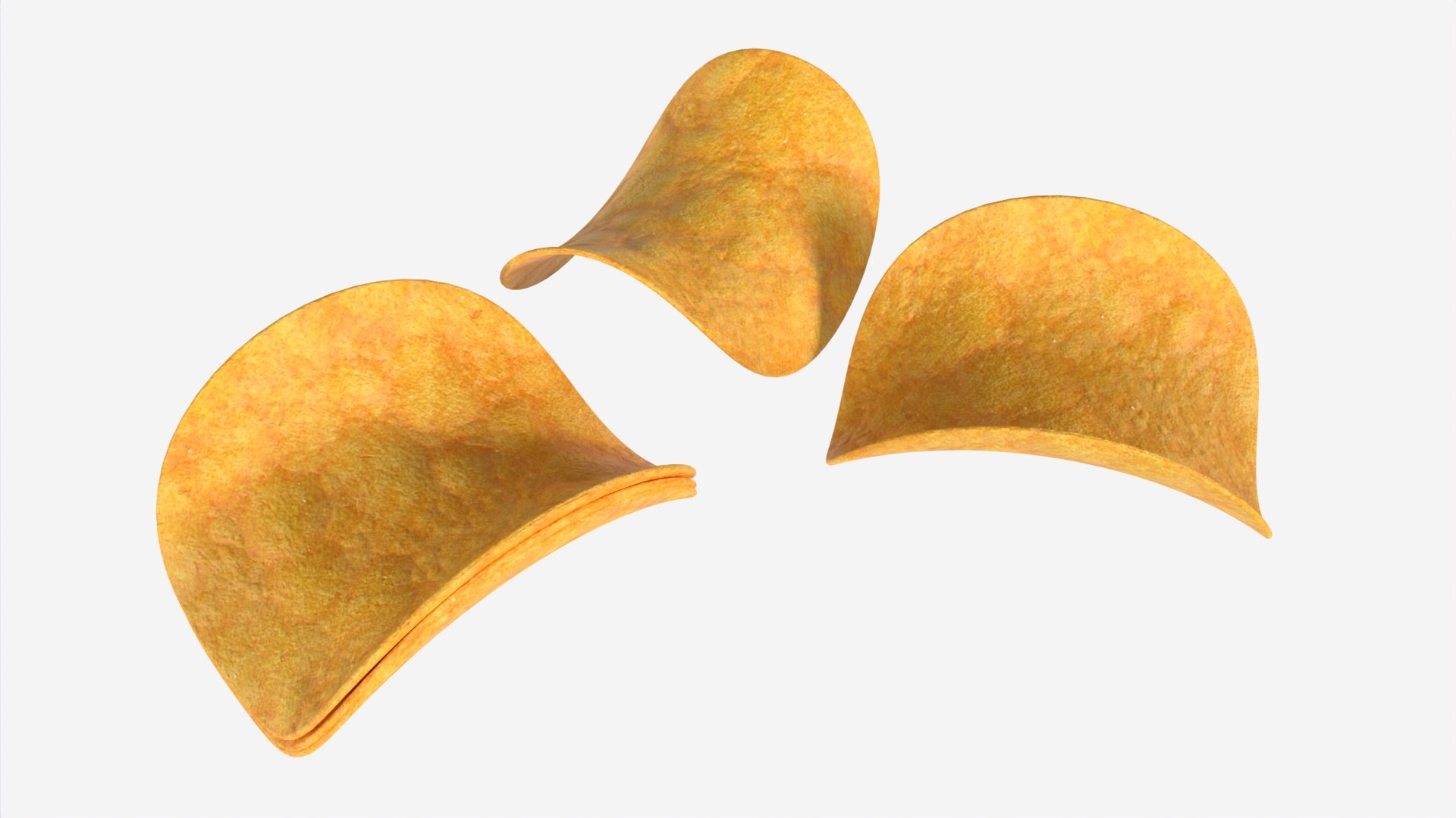 Potato Chips 02 3D - TurboSquid 1934122