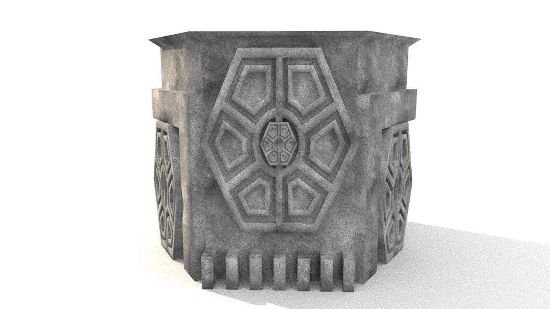 3D Model Mystic Pedestal Statue Base - TurboSquid 2032720