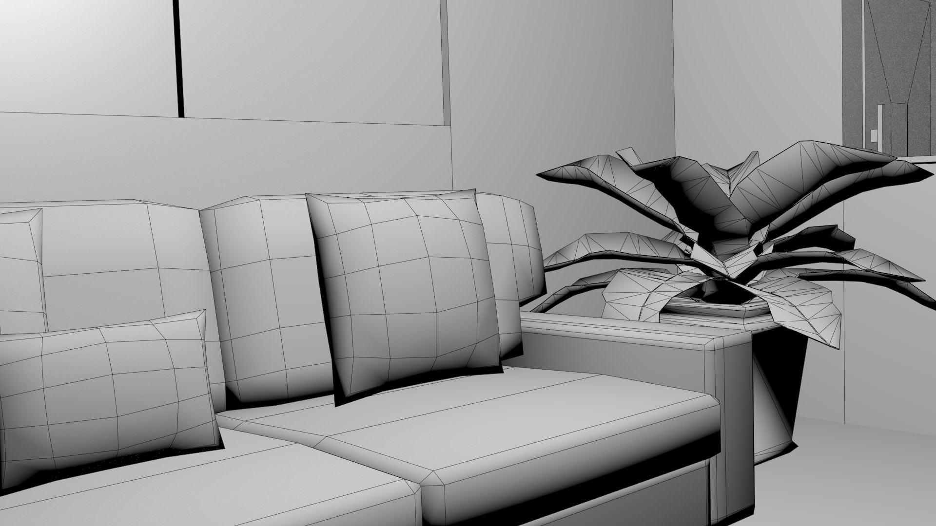 Simple Modern House Model - TurboSquid 1862852