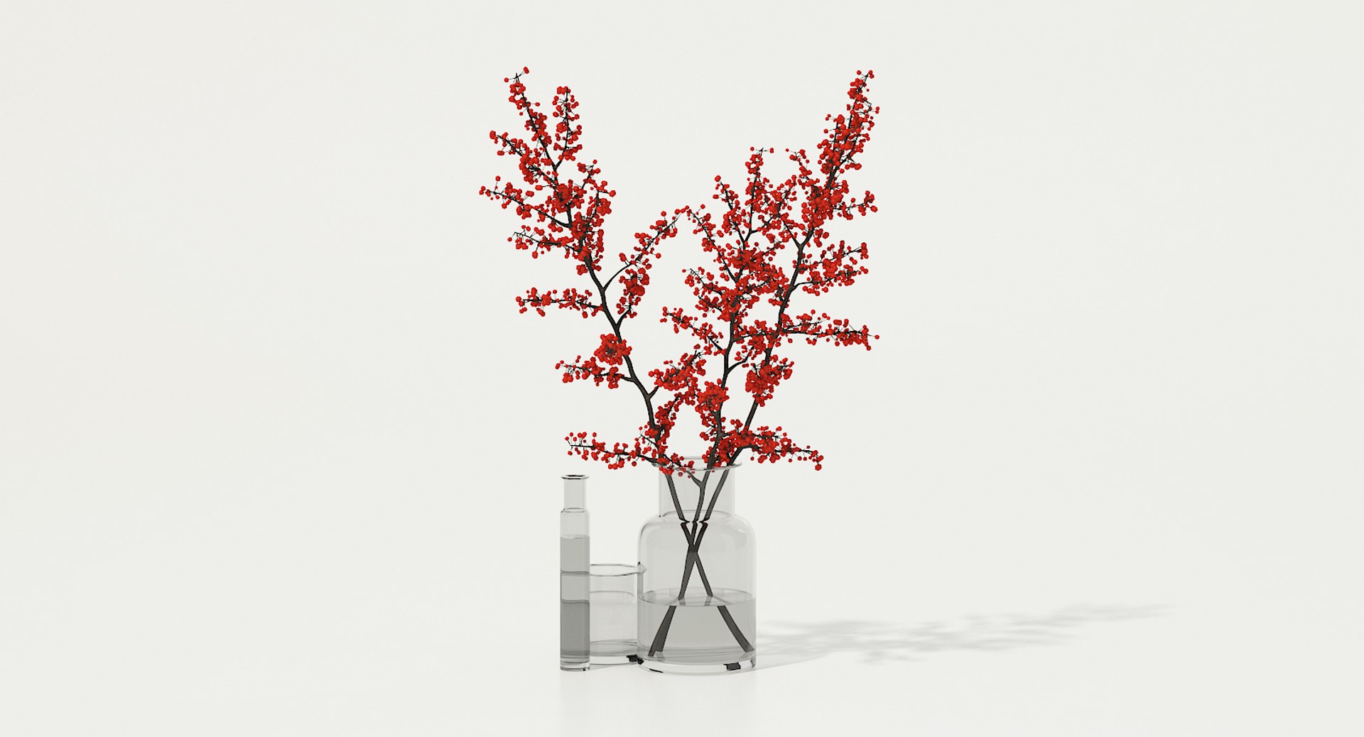 Tree Branches Glass Vase 3D Model - TurboSquid 1328578