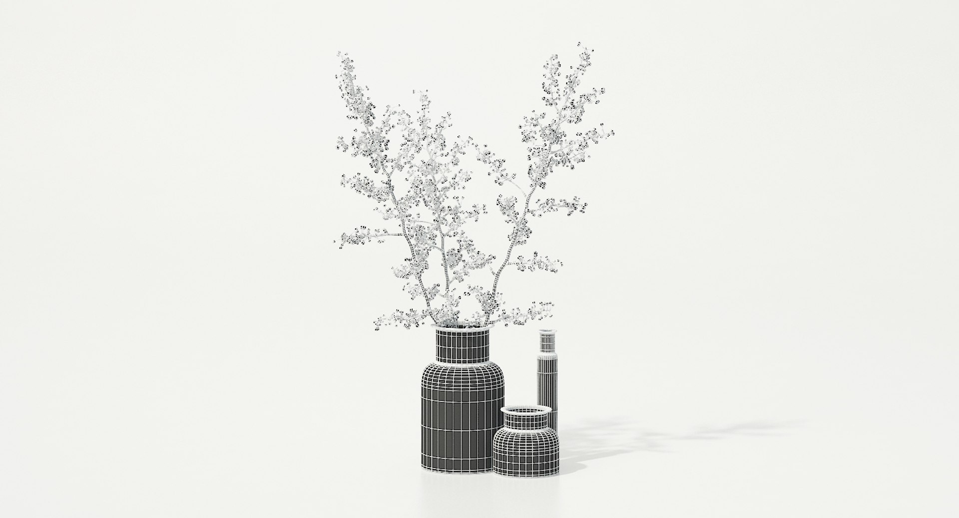 Tree Branches Glass Vase 3D Model - TurboSquid 1328578