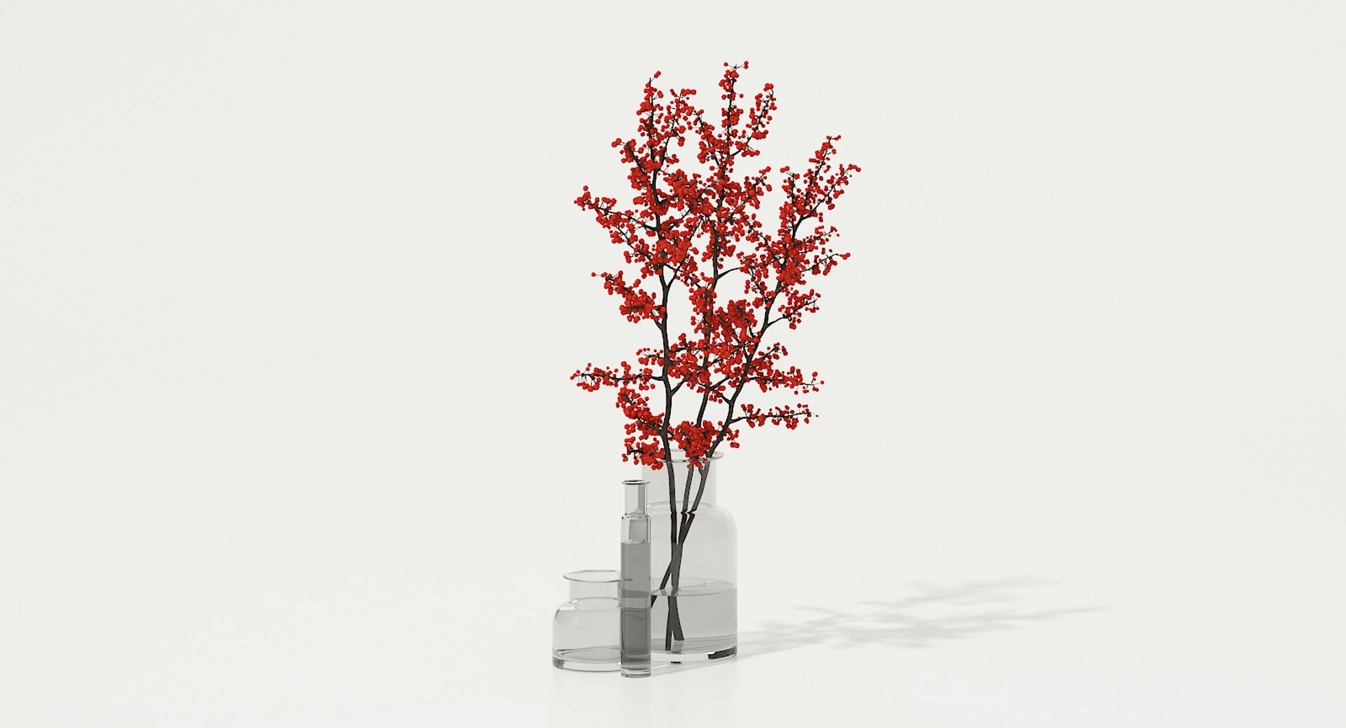 Tree Branches Glass Vase 3D Model - TurboSquid 1328578