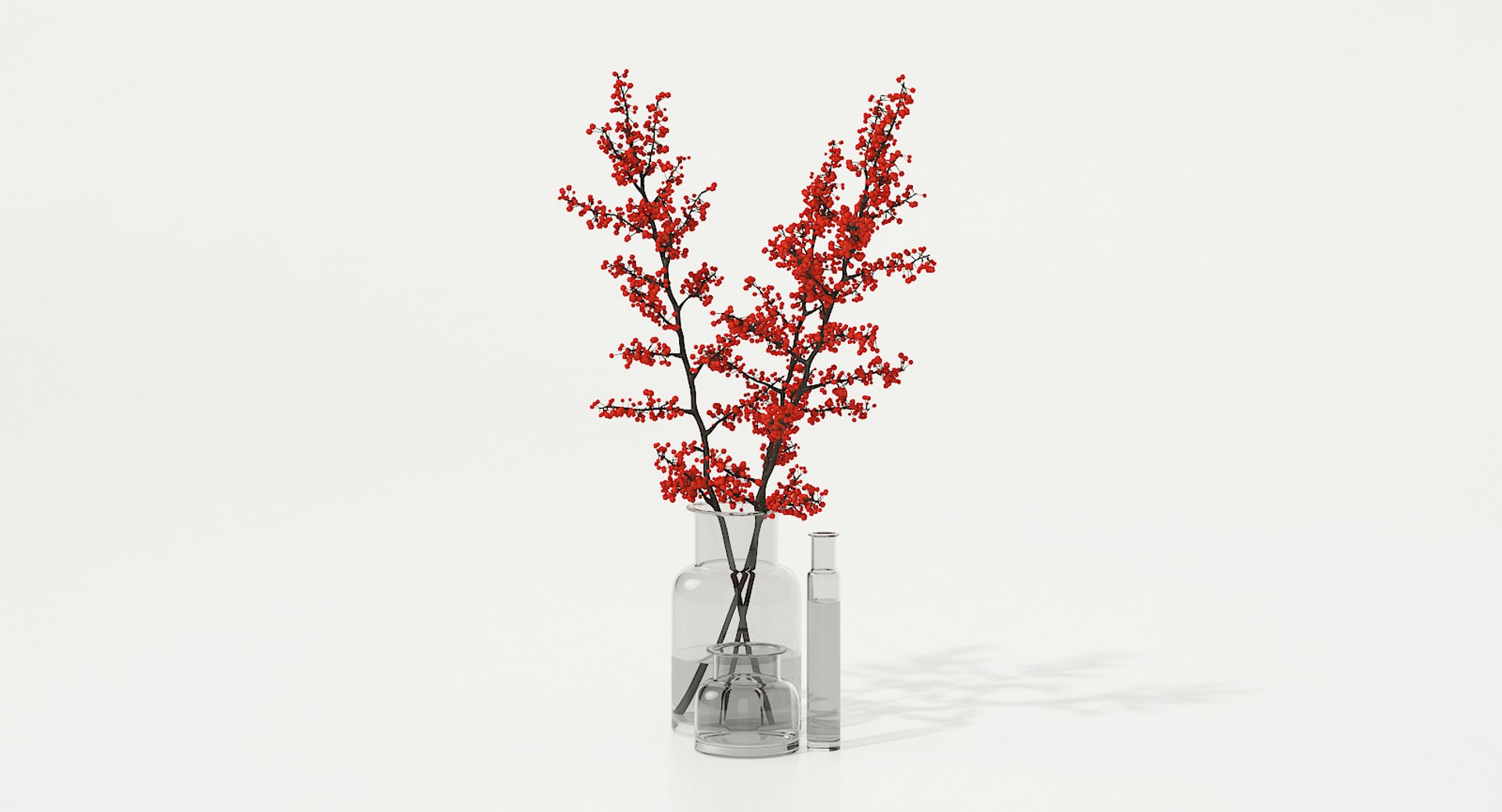 Tree Branches Glass Vase 3D Model - TurboSquid 1328578