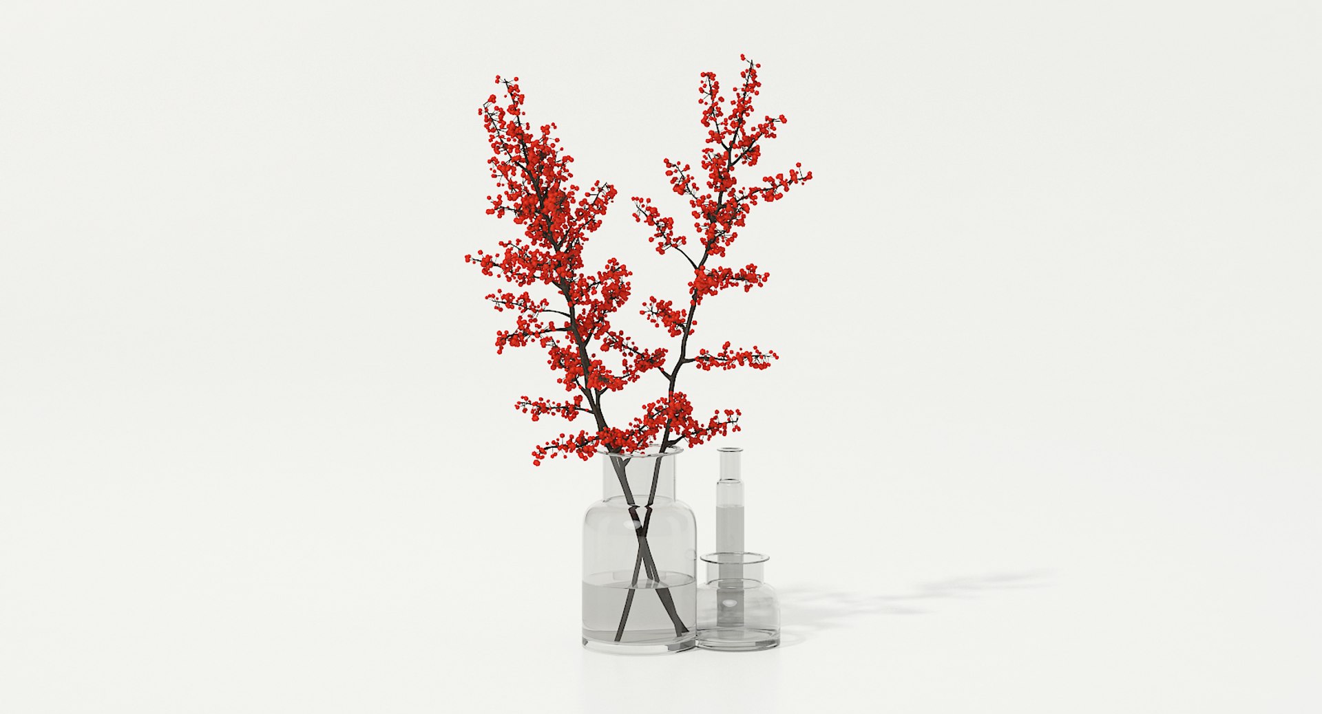 Tree Branches Glass Vase 3D Model - TurboSquid 1328578