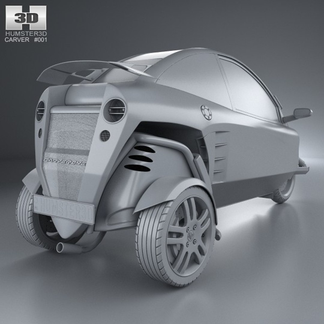 car 2007 carver 3d model