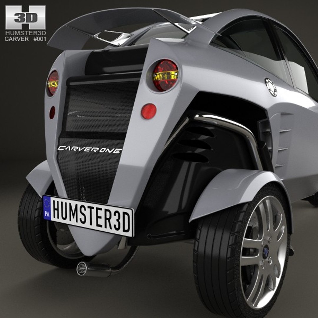 car 2007 carver 3d model