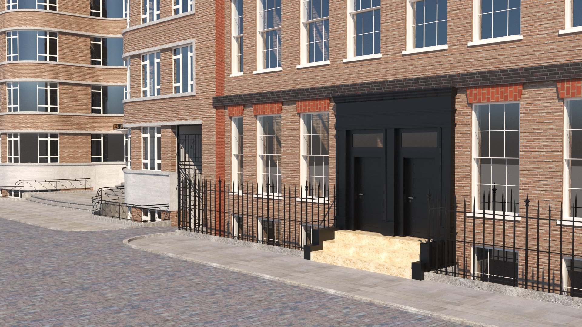 Building Florin Court Residence 3D - TurboSquid 1650480