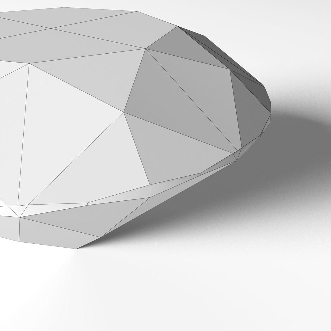 3d Brilliant Cut Diamond