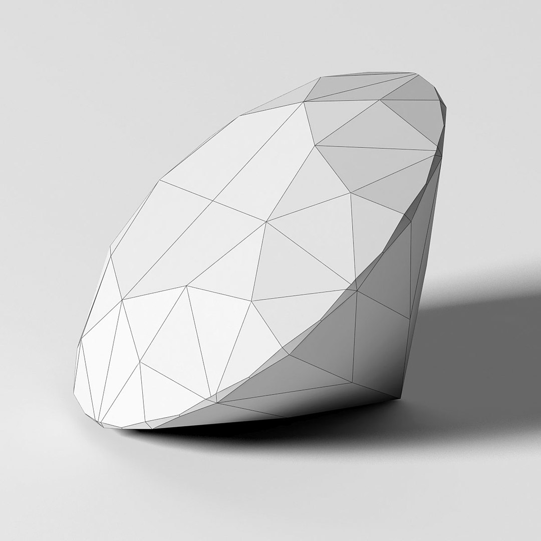 3d Brilliant Cut Diamond