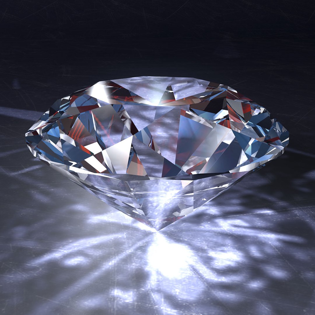 3d Brilliant Cut Diamond