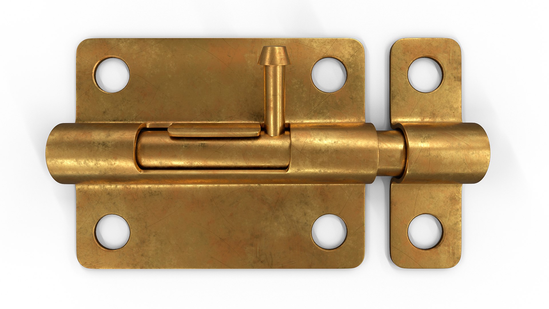 3D Door Latch V3 Model - TurboSquid 1817989