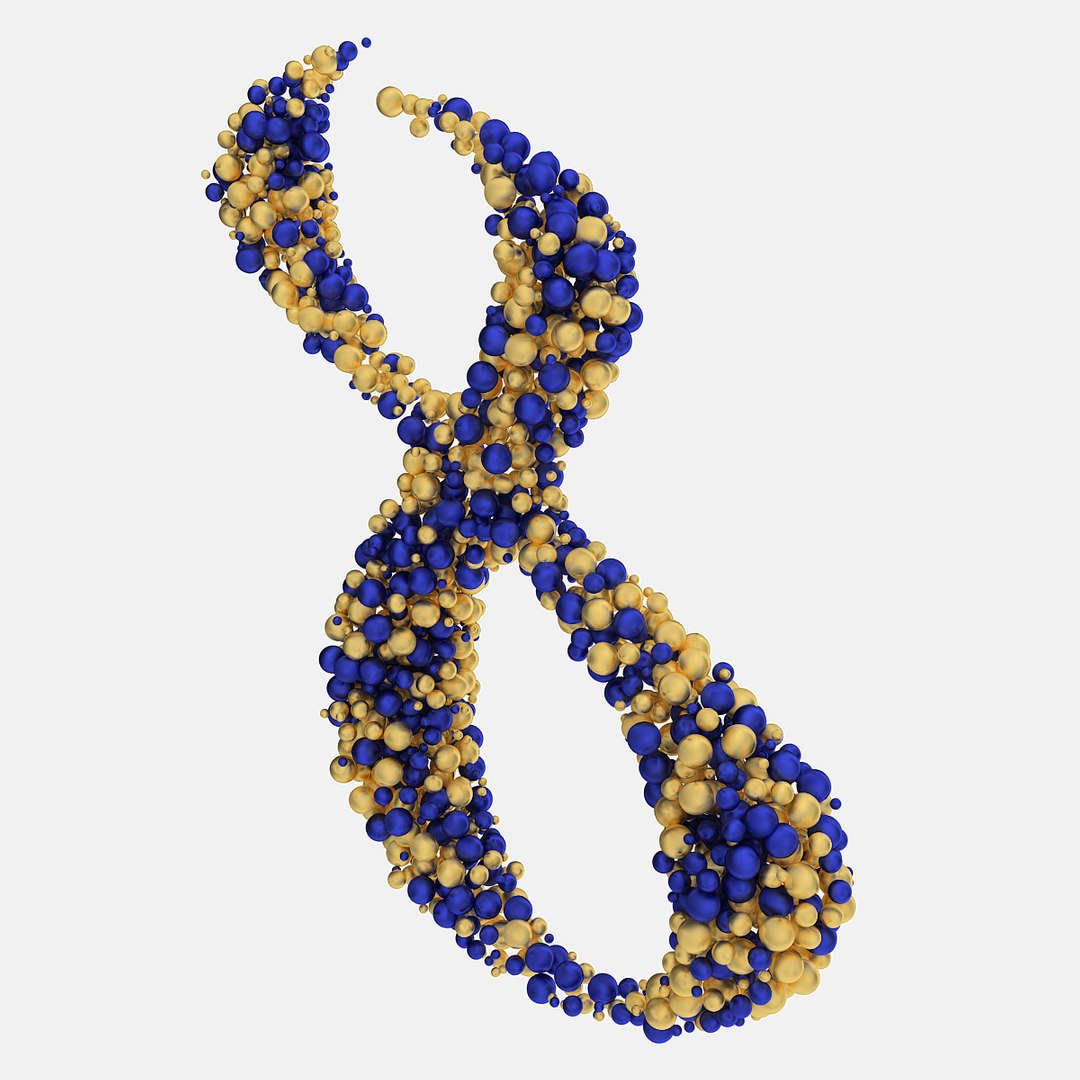 Calligraphic digit 8 number 3D model - TurboSquid 1396166