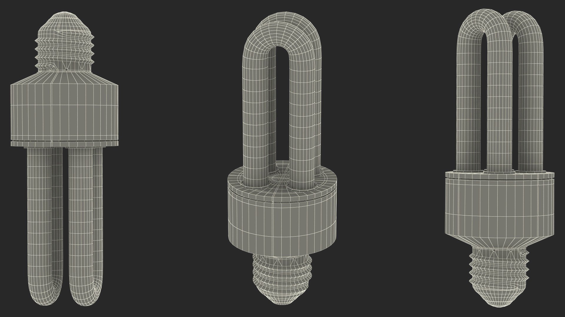 3D Compact Fluorescent Light Bulb ON Model - TurboSquid 2133318
