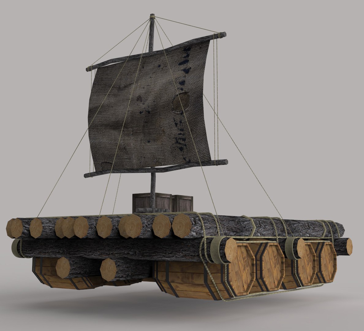 Raft Model | 1142740 | TurboSquid