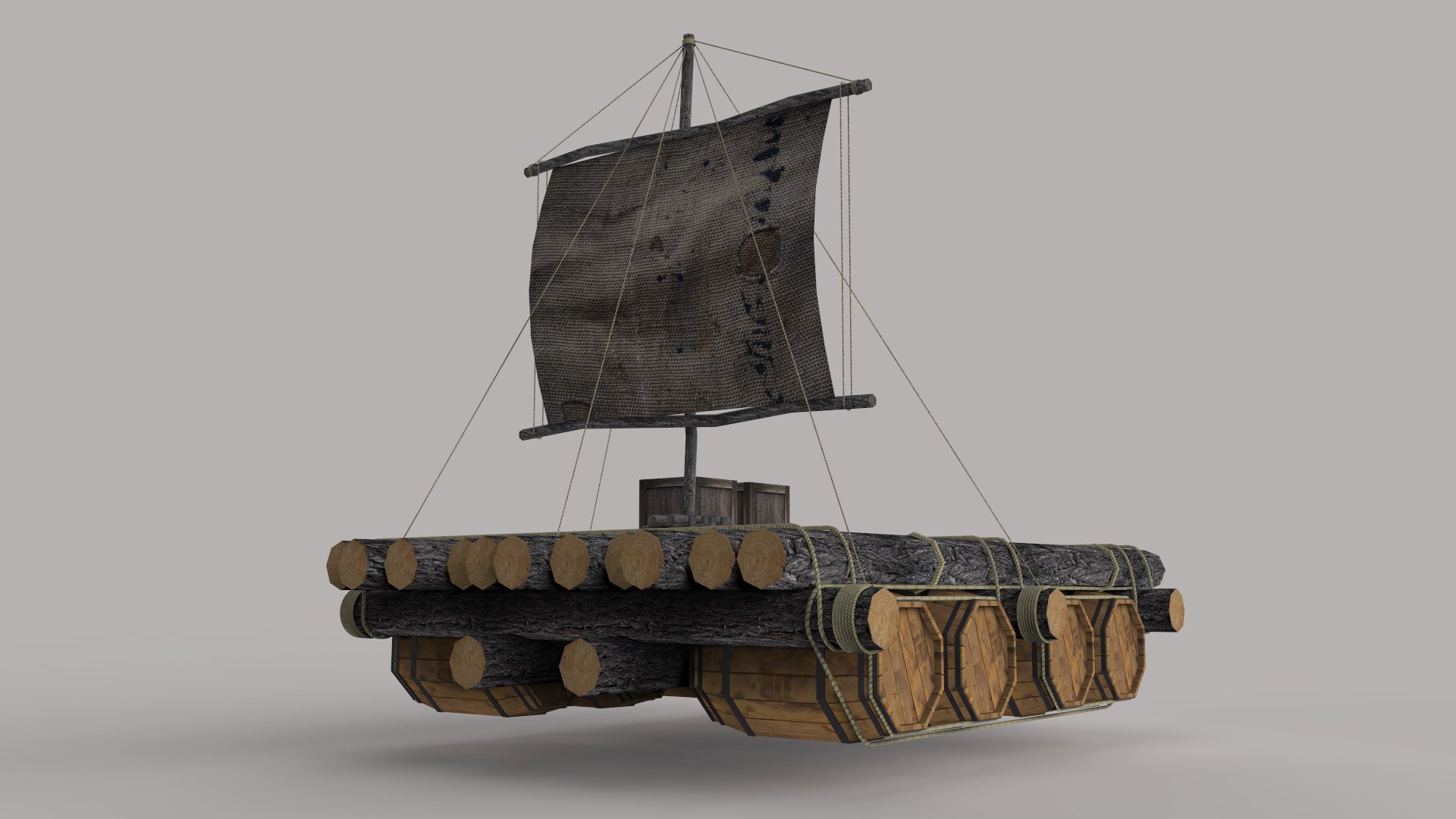 Raft Model | 1142740 | TurboSquid