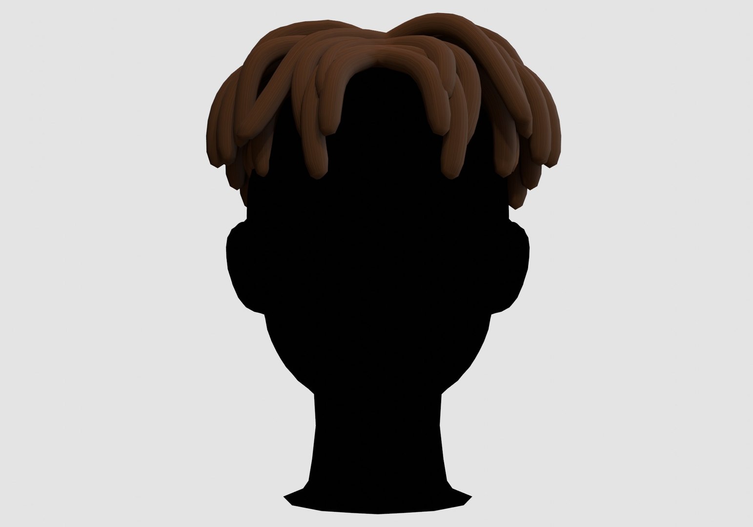Bangs Cartoon Hairstyle 3D model - TurboSquid 1931824