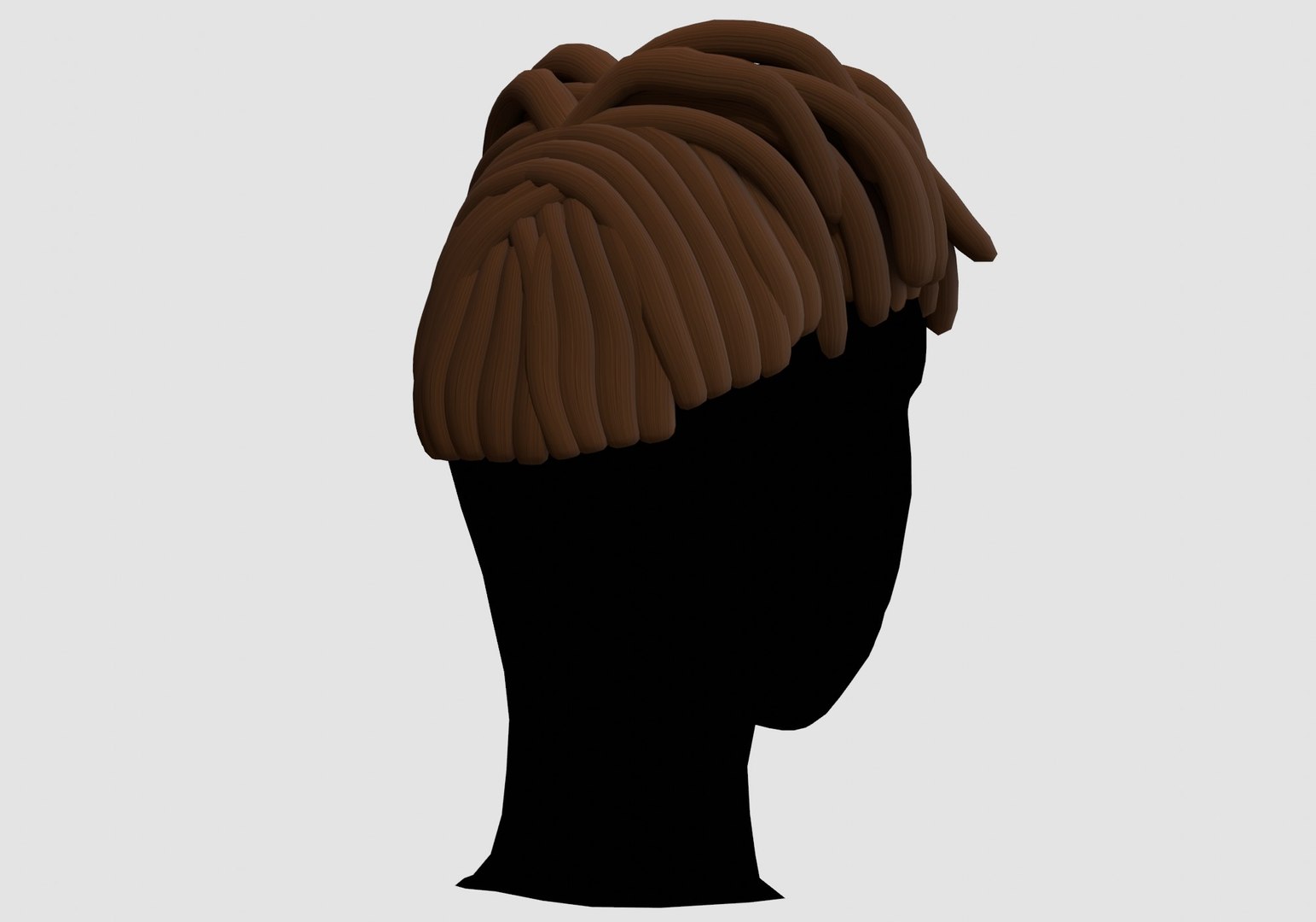 Bangs Cartoon Hairstyle 3D model - TurboSquid 1931824